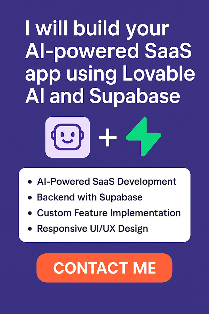Desarrollaré una app saas usando lovable ai, supabase, claude ai, n8n automation