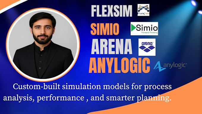 Simulate models using anylogic, simio, arena, or flexsim by Umarfarooqi04 | Fiverr