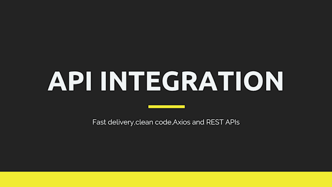 Integrate apis or backend with your react frontend by Adarsh_2k5 | Fiverr
