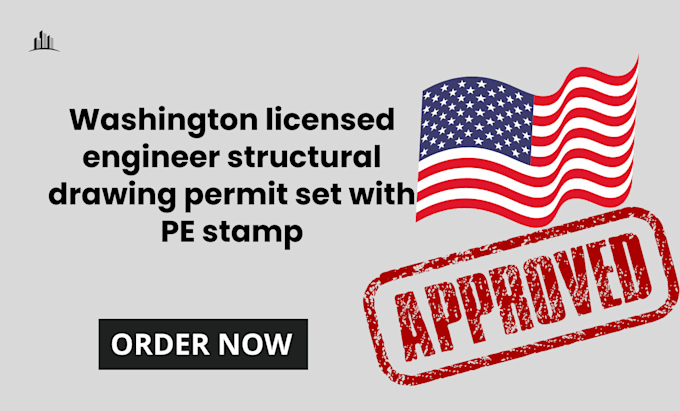 Washington licensed engineer structural drawing permit set pe stamp by ...