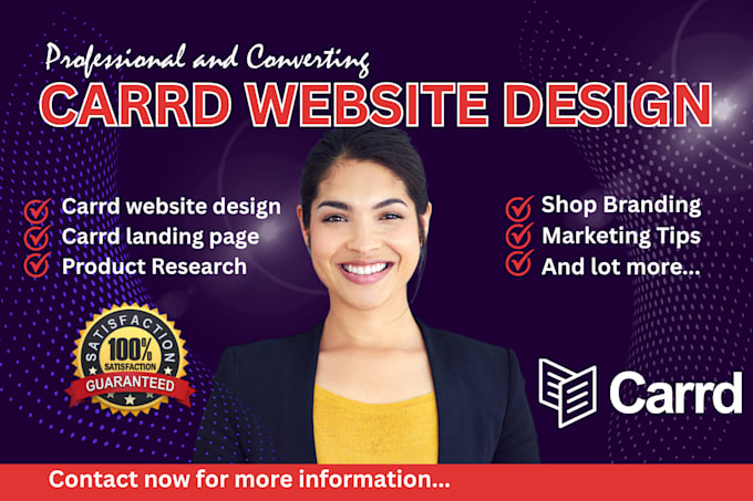 Redesign carrd website, design carrd website, carrd landing page, carrd ...