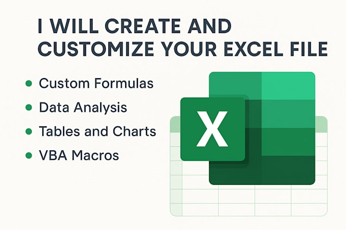 Create and automate professional excel spreadsheets by Simoneofficepro | Fiverr