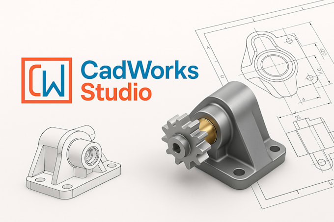 Make 3d cad models and 3d part design using solidworks by Cadworks_studio | Fiverr