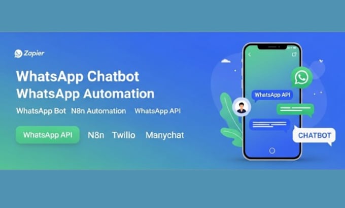 Whatsapp chatbot automation with n8n, zapier, twilio api bot by ...