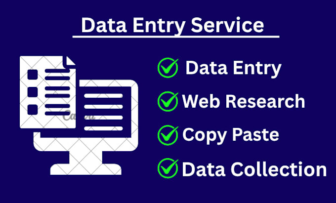 Be data entry, web research, copy paste, data collection by Pranto22111 ...