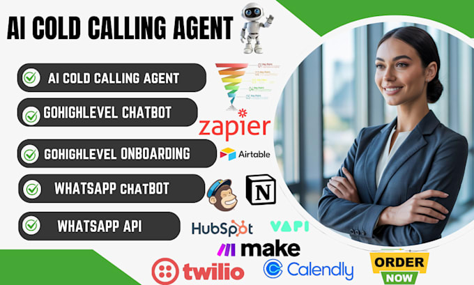 Setup custom ai voice agent, ai cold calling agent, vapi ai, ghl chatbot by Tracy_talent | Fiverr