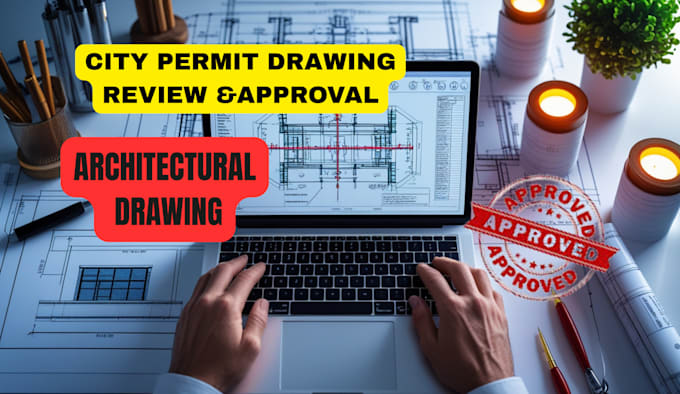 Provide pe stamp, review architectural drawings for city permit ...