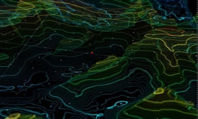 Make topographic survey, land surveying map, contours map, from point topo data by Robert ...