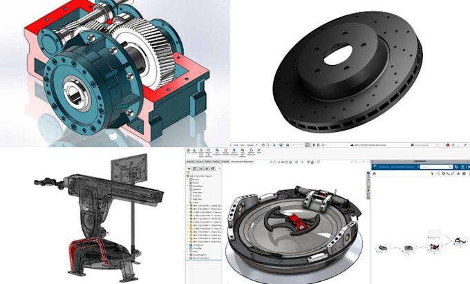 Do 3d cad design, 3d cad product design 3d cad modelling industrial design by Lawdes | Fiverr
