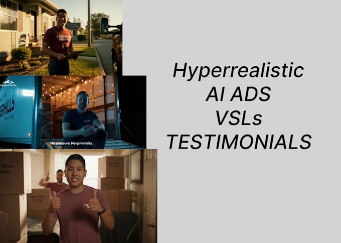 Crie depoimentos realistas de anúncios ia em vsl para sua empresa ou marca