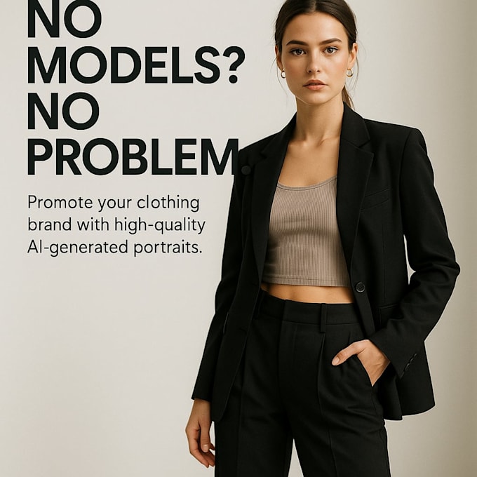 Create custom ai model portraits for clothing, branding by Ritvikjagana | Fiverr
