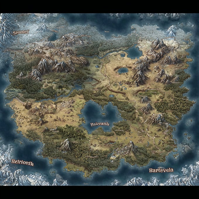 Create your fantasy map, worldmap, battlemap for dnd etc by Klaureon ...