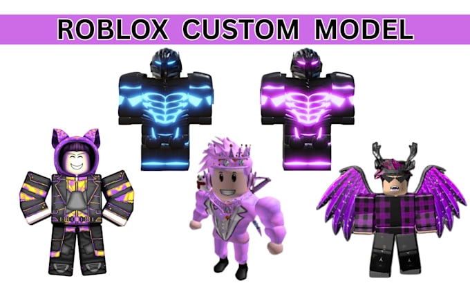 Custom roblox avatar 3d roblox model ugc model roblox oc design roblox ...