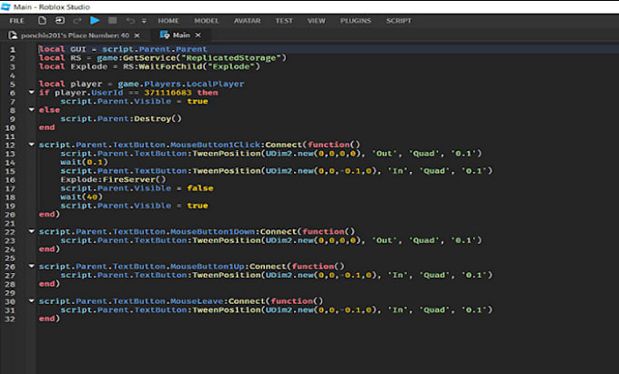 Script anything for you on roblox lua scripter roblox development build ...