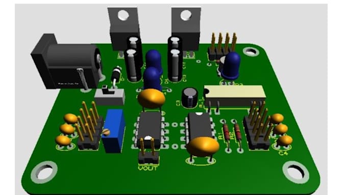 Develop firmware embedded system pcb design circuit schematic on kicad ...