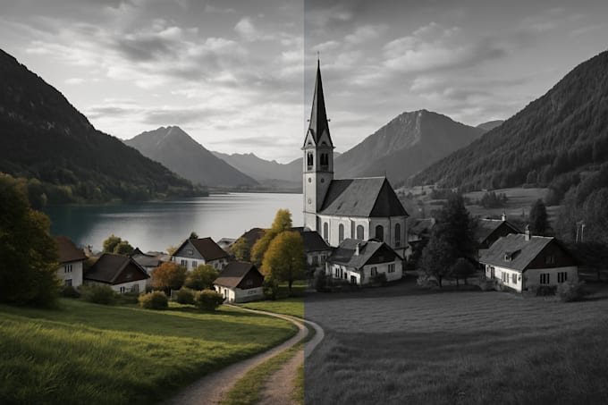 Turn black and white photos into color images by Code_orange1 | Fiverr
