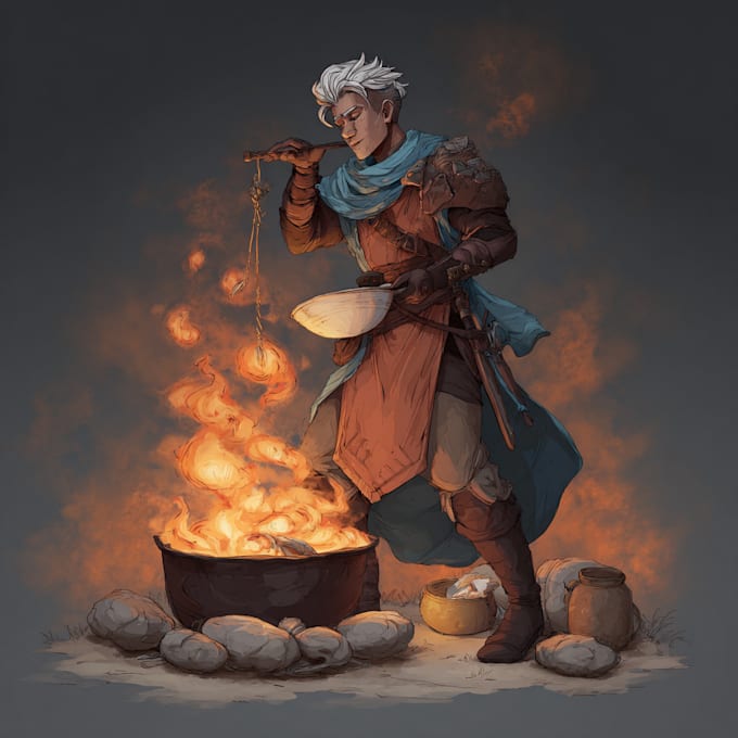 Dnd character art and dnd character design by Mohodniss | Fiverr