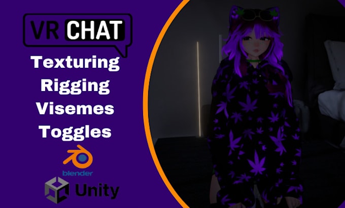 Create vrchat avatar commission, custom 3d model, furry avatar vr ...