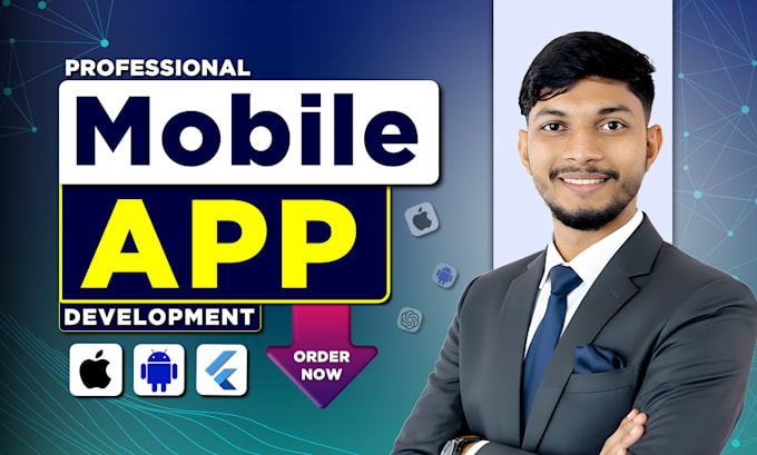 Do mobile app development, ios app, android app creation flutter app developer by Aistackr4 | Fiverr