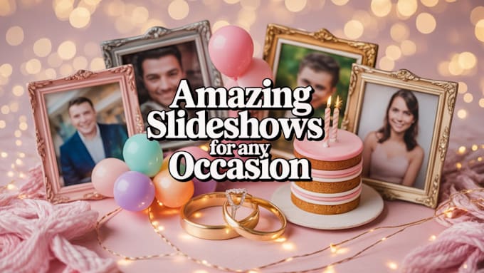Make an amazing slideshow from your picture and video for any occasion ...