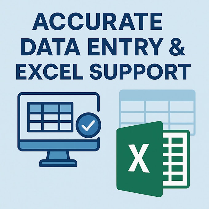 Accurate data entry and excel data management by Filipkobo | Fiverr