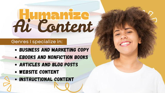 Edit, rewrite, humanize ai content, check plagiarism, book editing ...