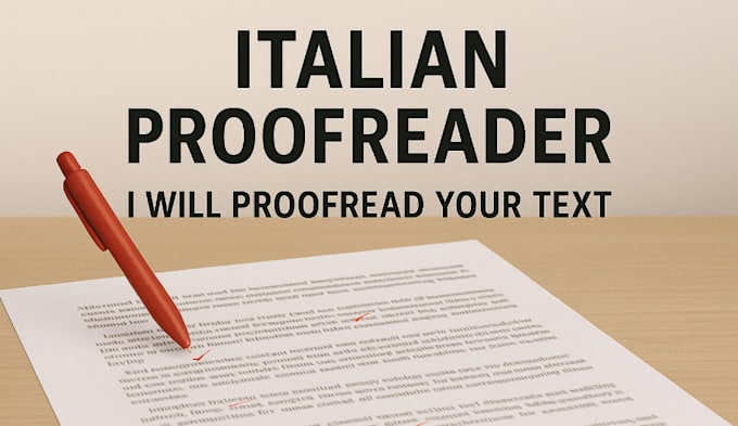 Proofread and edit your italian text with great accuracy by ...