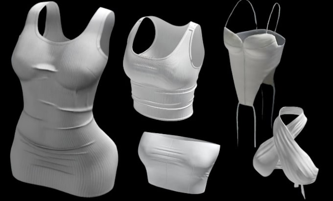 Do 3d cloth for second life mesh vrchat sansar peds sims fivem fashion ...