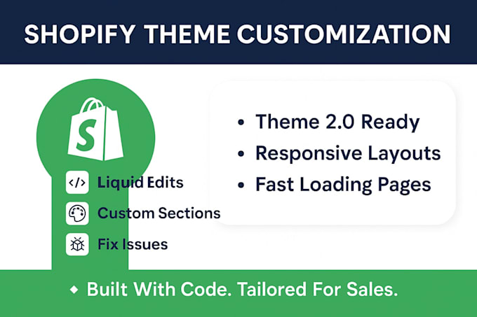 Do Custom Shopify Theme Customization And Liquid Coding By Aqeelash
