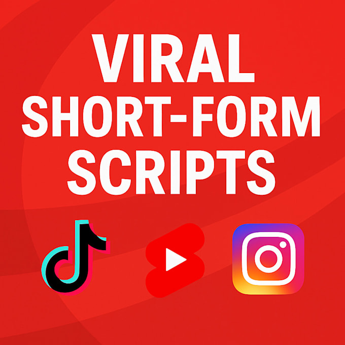 Write viral short form scripts for tiktok, reels, and youtube shorts by Jabajuba | Fiverr
