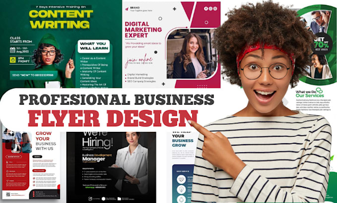 Professional flyer design for your business by Khalifaidri | Fiverr