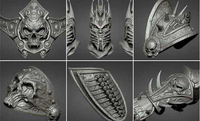 Design 3d printable cosplay armor helmets weapons props stl files for ...