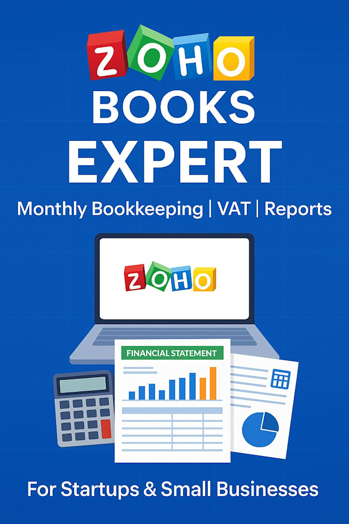 Manage your uae accounting in zoho books professionally by Nadiakalair | Fiverr