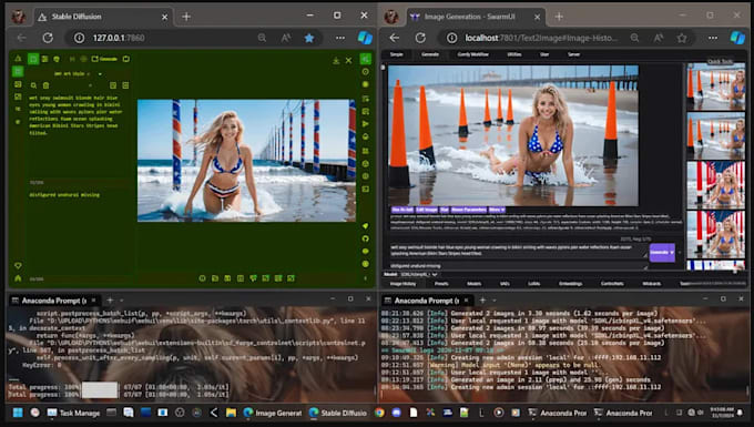 Modèle flux lora influenceur ai avec workflow comfyui et controlnet pour stable diffusion