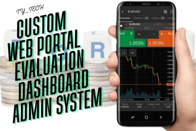 Build a custom user evaluation dashboard, or admin web portal, for ...
