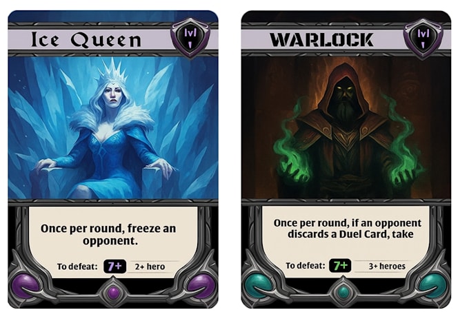 Design card game, tarot card tcg, card game box design board game, card ...