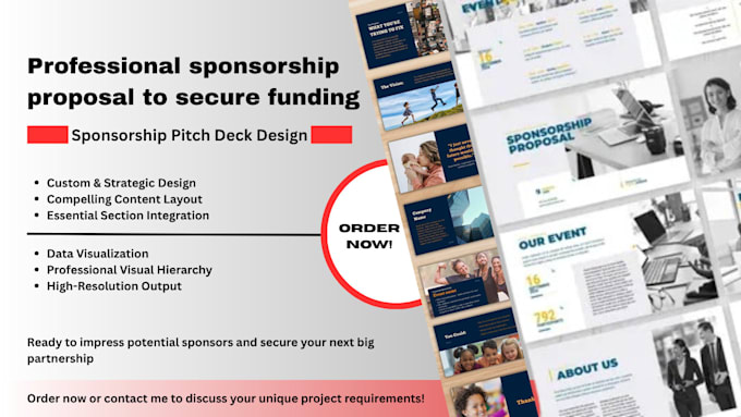 Develop a custom sponsorship pitch deck for impactful partnerships ...