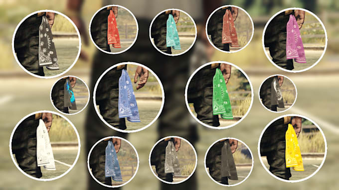 Make a pocket flag bandana or mask for your fivem gang by Randyyates353 ...