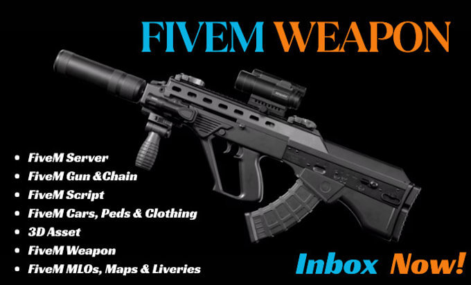 Create custom fivem scripts, guns, chains, cars, and 3d assets for your server by Sem_pre | Fiverr