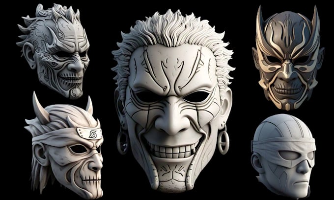 Sculpt 3d helmet cosplay model 3d mask helmet model cosplay amor 3d ...