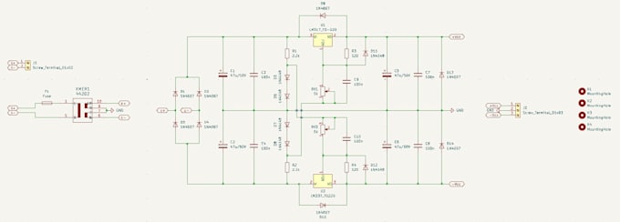 Design and simulate your electronic circuit and pcb in kicad by Jsi_tech | Fiverr