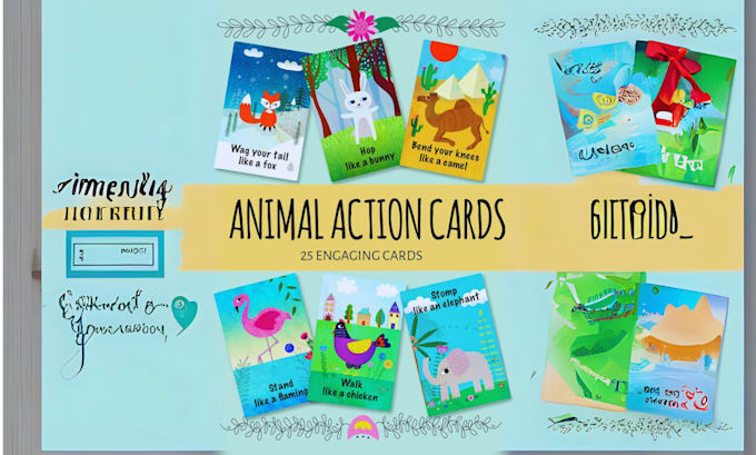 Custom card game design, flashcard, kids card, learning card for your ...