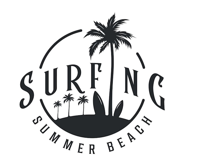Design creative surfboard logo by Logojoynt | Fiverr