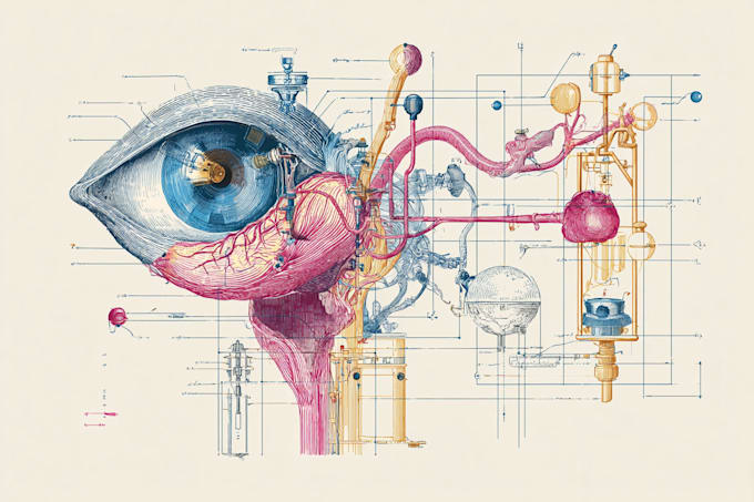 Draw digital coloured anatomy and medical illustrations by ...