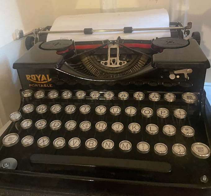 Type poems or letters on a 1920s typewriter on cardstock by Taylor ...