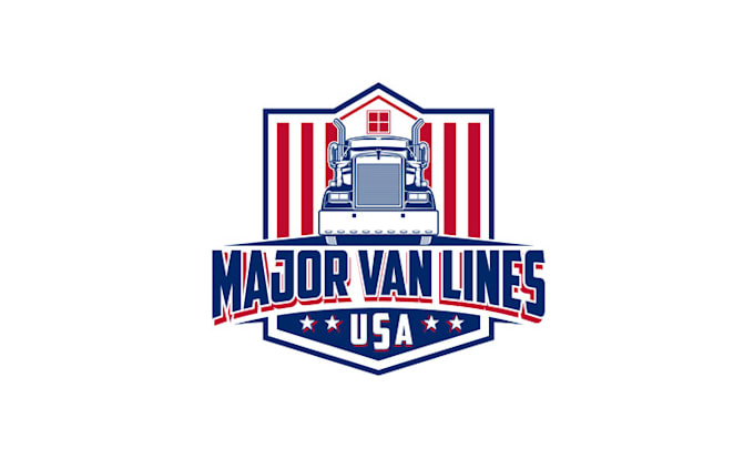 Design professional major van lines logo by Brayan_fabiola | Fiverr