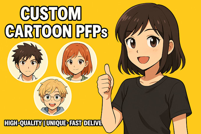 Draw an eye catching cartoon avatar for youtube, social media or gaming ...