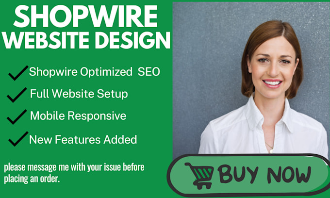 Design redesign shopwired ecommerce website seo optimization store ...