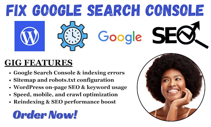 Fix google index technical indexing play search console and do wordpress seo by Johniejosh | Fiverr