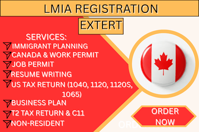 Do lmia , work permit in canada, resume, business plan, t2 tax, c11 by ...